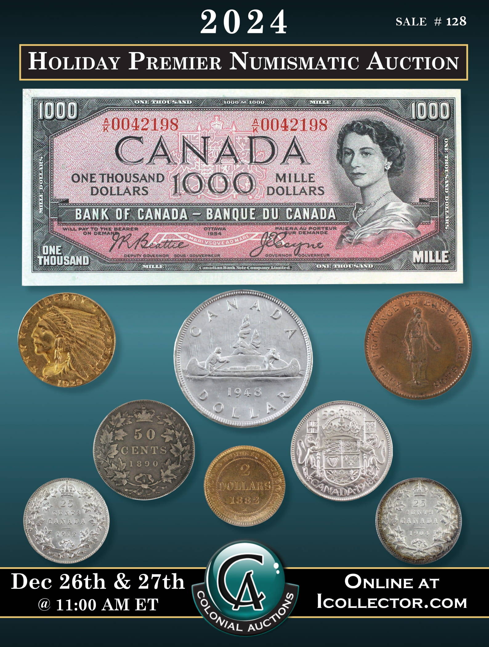 Colonial Acres Auctions – Colonial Acres Coins